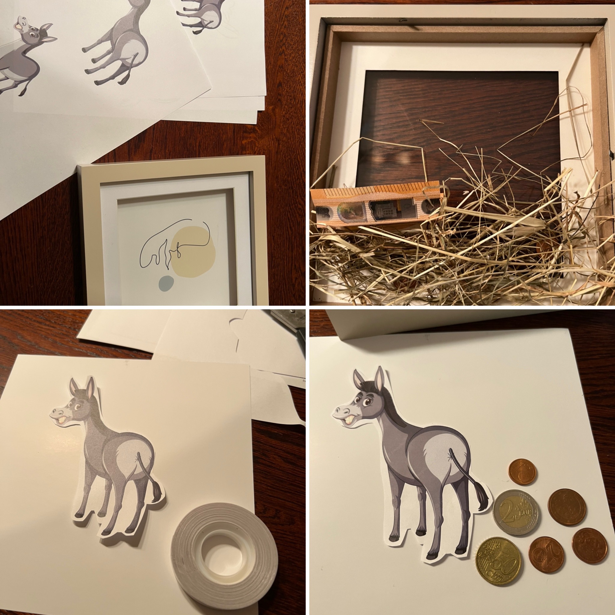 Geldgeschenk mal anders – Goldesel – Elly´s Do it yourself
